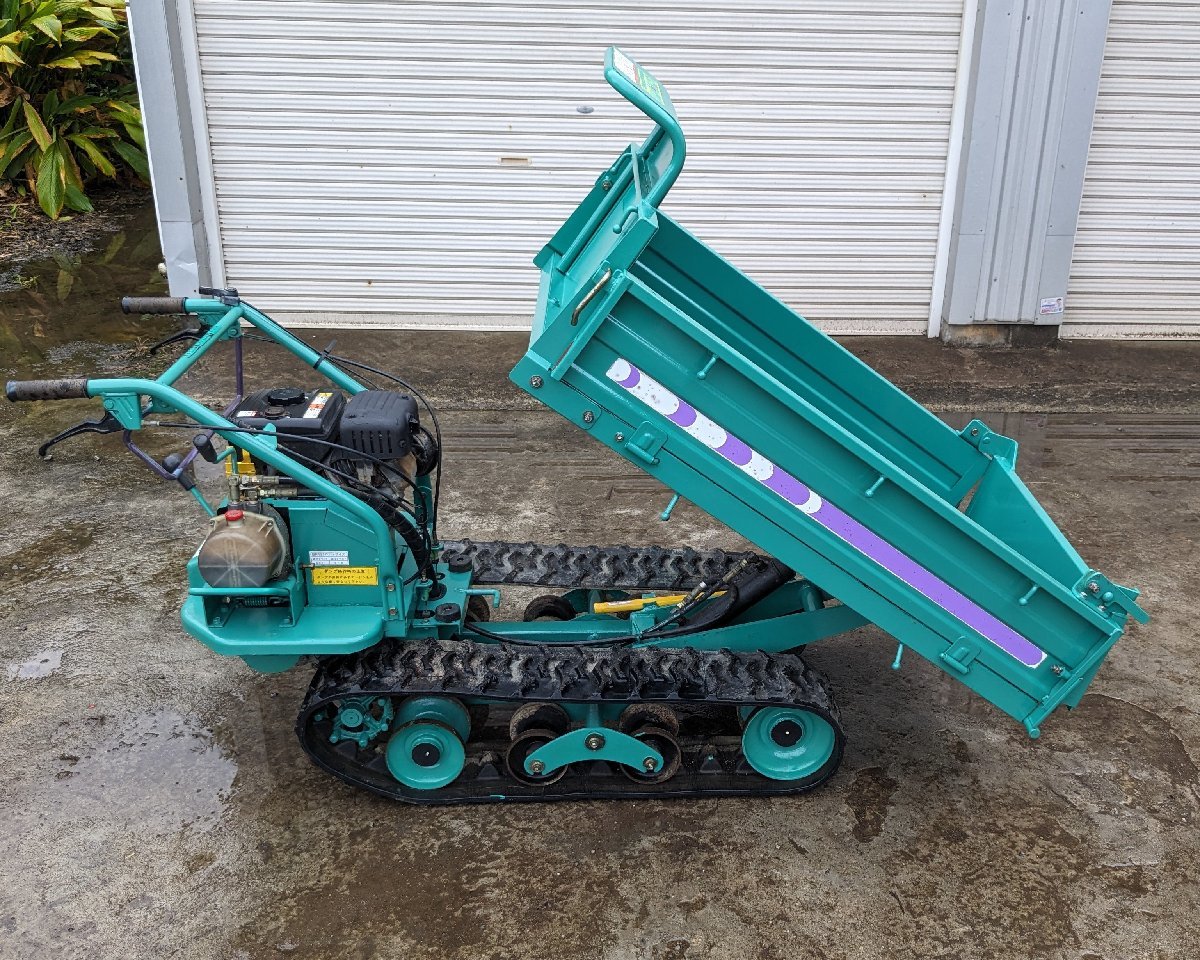 【傷や汚れあり】鹿児島発 築水 キャニコム 油圧ダンプ ガソリンエンジンクローラBP411 積載300㎏の落札情報詳細 - ヤフオク落札価格 ...