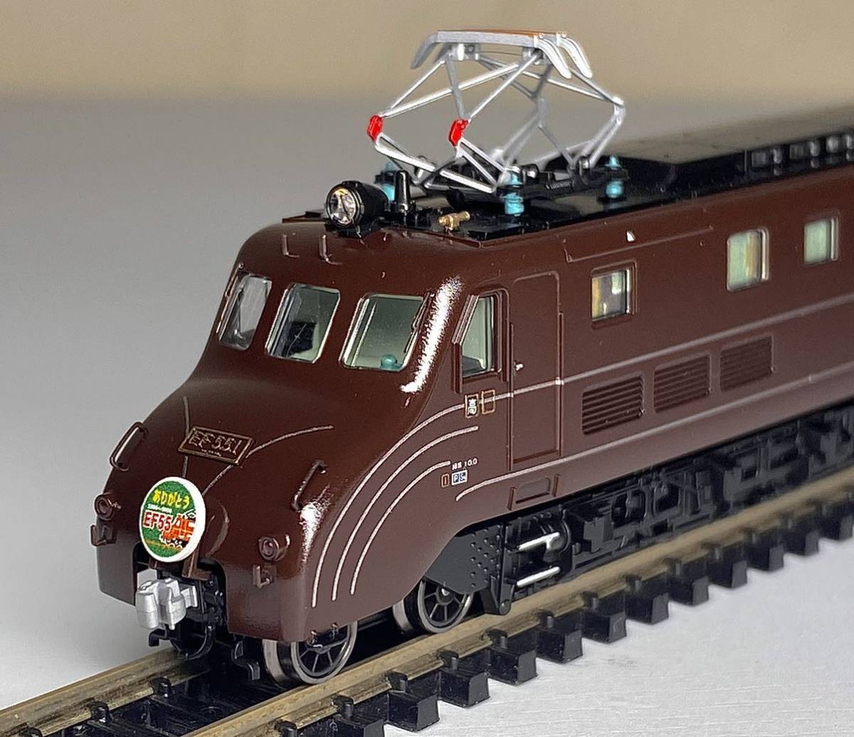 【未使用に近い】【精密加工品】EF55-1号機 高崎車両センター/さよなら仕様《KATO 3095改》EF55高崎運転所ベース TOMIX旧形客車や12系ばんえつ物語号牽引に!の落札情報詳細 ...