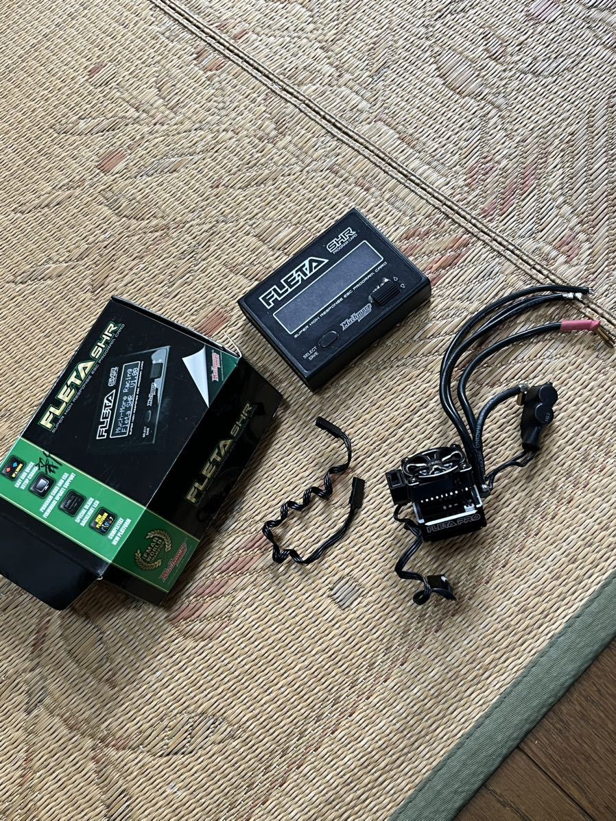 【やや傷や汚れあり】④MuchMore マッチモアFLETA PROブラシレスESC ブラック仕様+プログラムカードME-SHRP とりおんの落札情報詳細 - ヤフオク落札価格検索 オークフリー