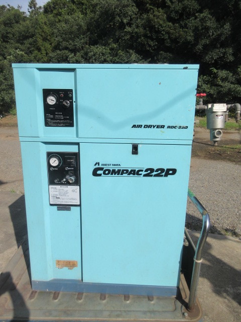 【全体的に状態が悪い】108 アネスト岩田 パッケージコンプレッサー ドライヤ付 CSD-22PBD/50Hz コンパック22P 防音 (P160)の落札情報詳細 - ヤフオク落札価格検索 ...