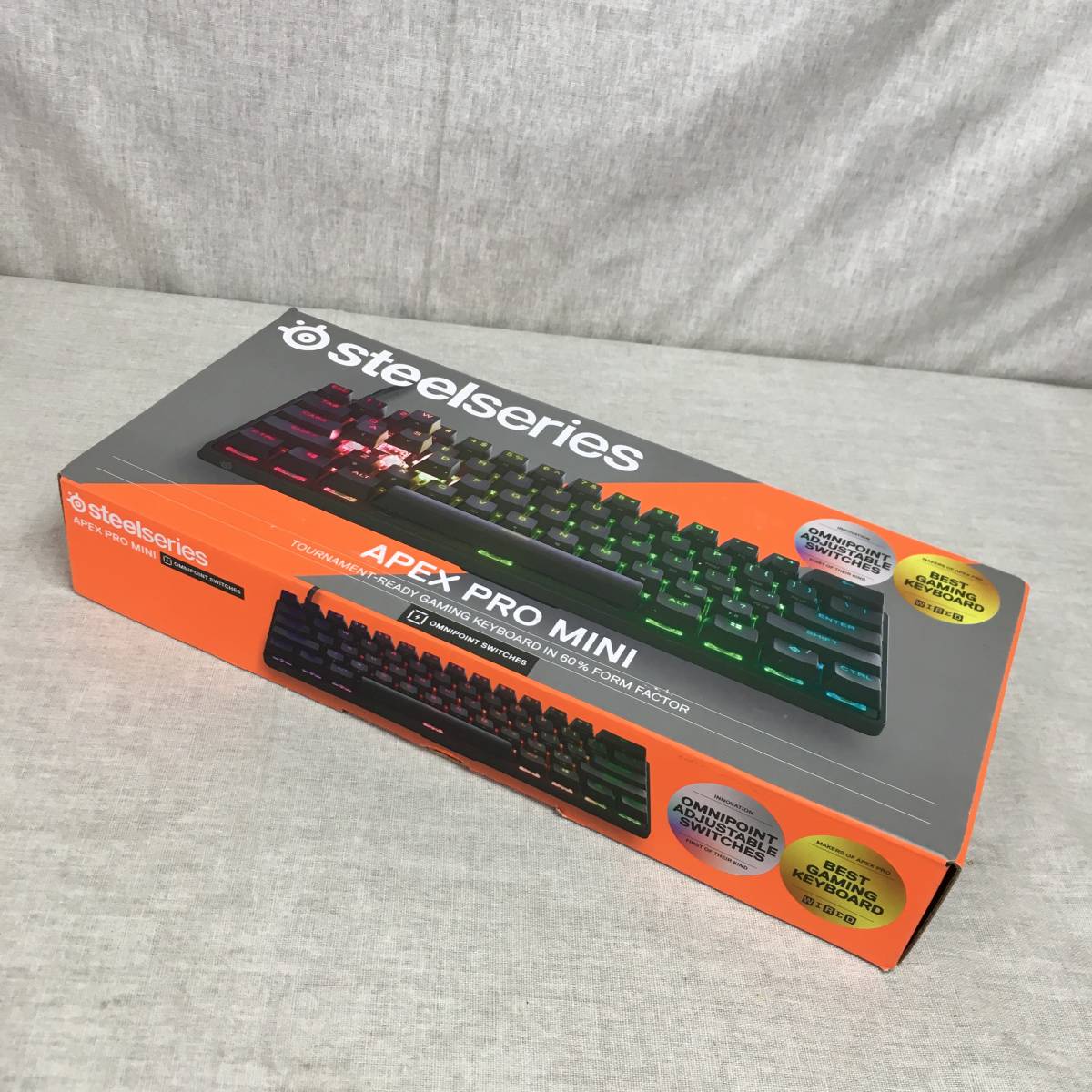 【全体的に状態が悪い】ジャンク品 SteelSeries ゲーミングキーボード ミニサイズ Apex Pro Mini JP 有線 64825 ブラックの落札情報詳細 - ヤフオク落札価格検索 ...