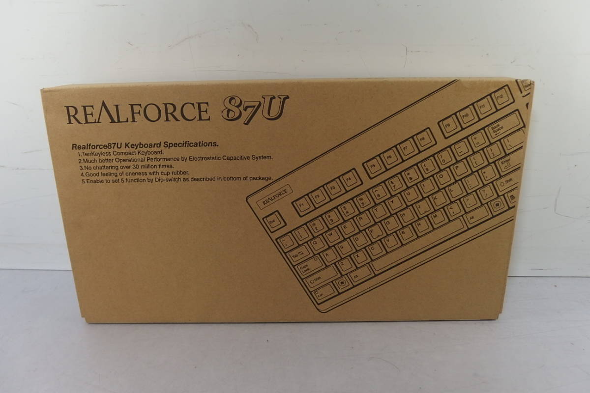【未使用】 未使用 東プレ ハイエンド キーボード RealForce(リアルフォース) 87UB(87UB-S/87U) SE170S 静音 ...