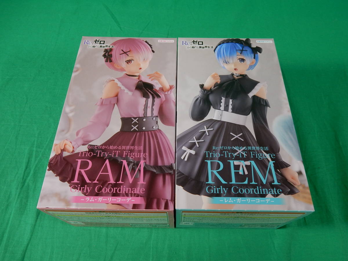 【未使用】08/A812★フィギュア 2種セット★Re:ゼロから始める異世界生活 Trio-Try-iT Figure −レム ＆ ラム・ガーリーコーデ−★リゼロ★未開封品の落札情報詳細 ...