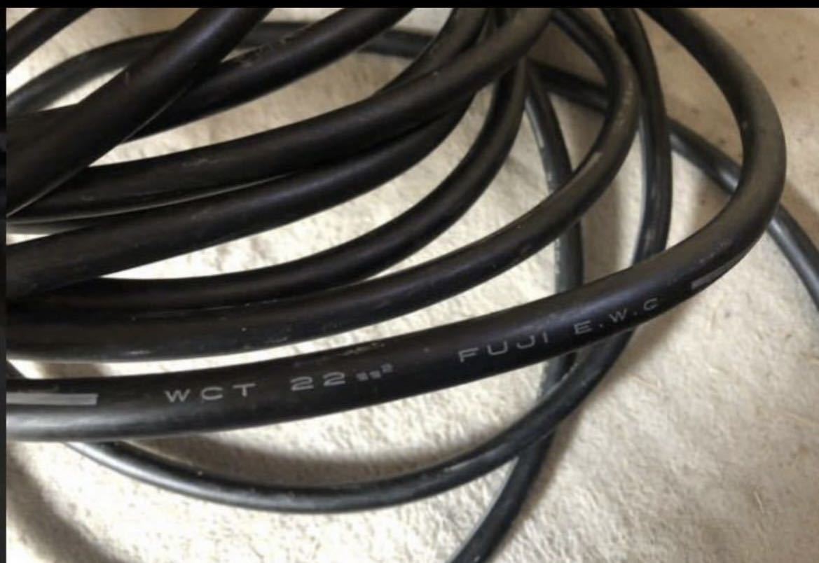 【未使用】キャブタイヤケーブル WCT 22スケ 22SQ 黒色 約10m(溶接用品) 溶接ケーブル アース トーチ 22mmの落札情報詳細 - ヤフオク落札価格検索 オークフリー