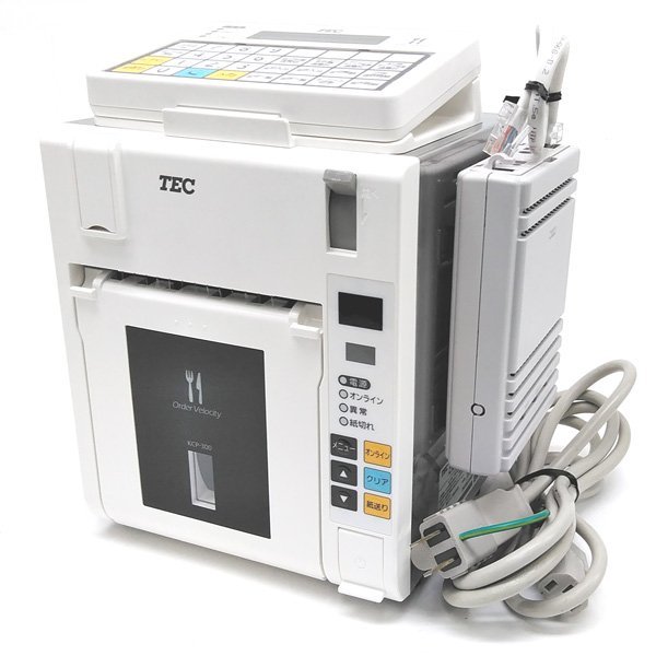 【目立った傷や汚れなし】☆TEC/東芝テック 無線オーダーシステム Order Velocity （オーダーベロシティ） キッチンプリンタ ...