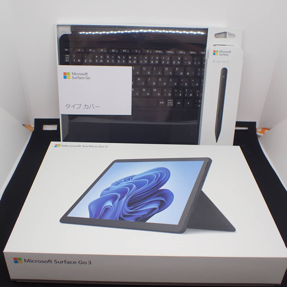【未使用に近い】【開封済み未使用】Microsoft Surface Go 3 8VA-00030[Pentium/8GB/128GB/Win11/Office付き] サーフェス & タイプ ...