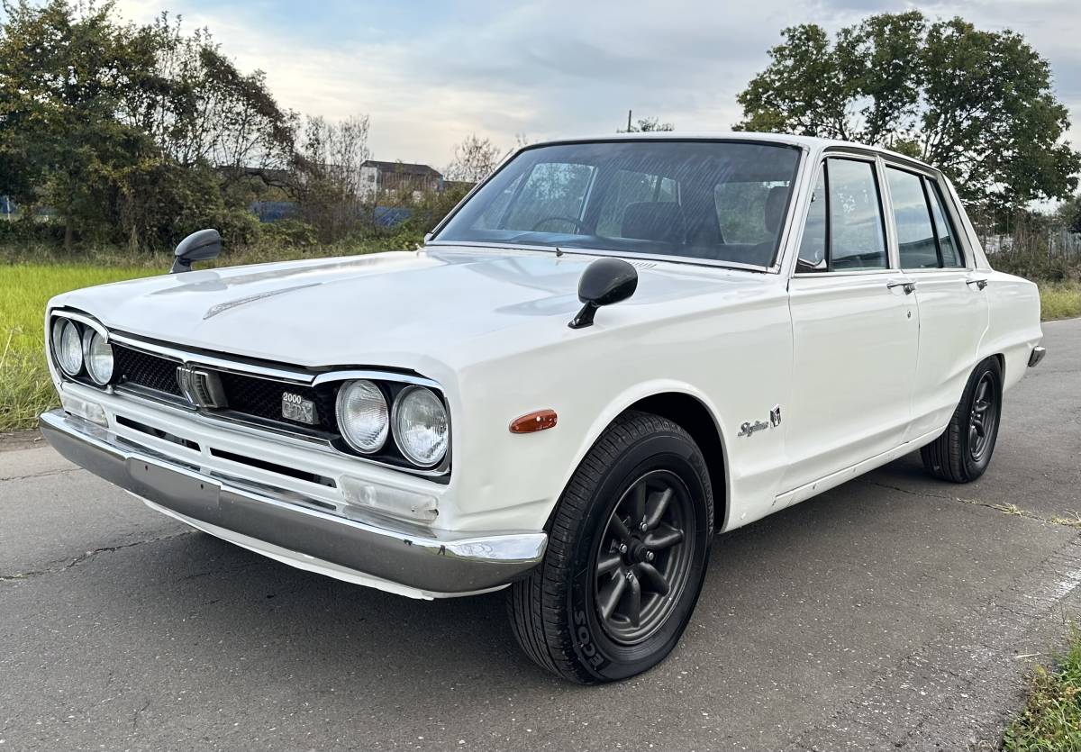 【走行距離 54,572 km】昭和46年式 日産GC10スカイライン2000GT L20 5速 ハコスカ4DR 一時抹消書類有りの落札情報 ...