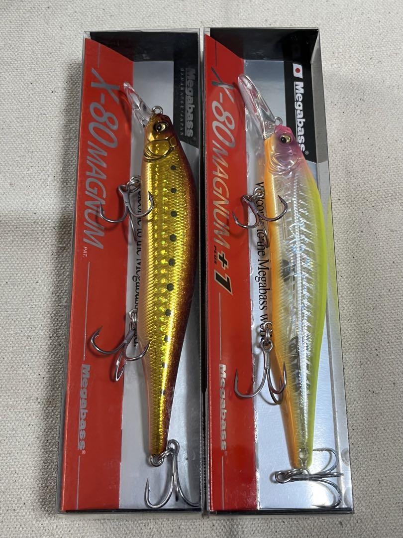 【未使用】メガバス X-80 マグナム プラスワン 2個 未開封品 GG LIME GOLD OB / GG AKAKIN MAGNUM +1 ハチマルの落札情報詳細 - ヤフオク落札価格検索 ...