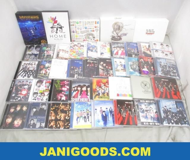 【やや傷や汚れあり】Kis-My-Ft2 CD/DVD/Blu-rayセット LIVE TOUR 2021 HOME/LIVE TOUR 2018 Yummy!! you&me/LIVE ...