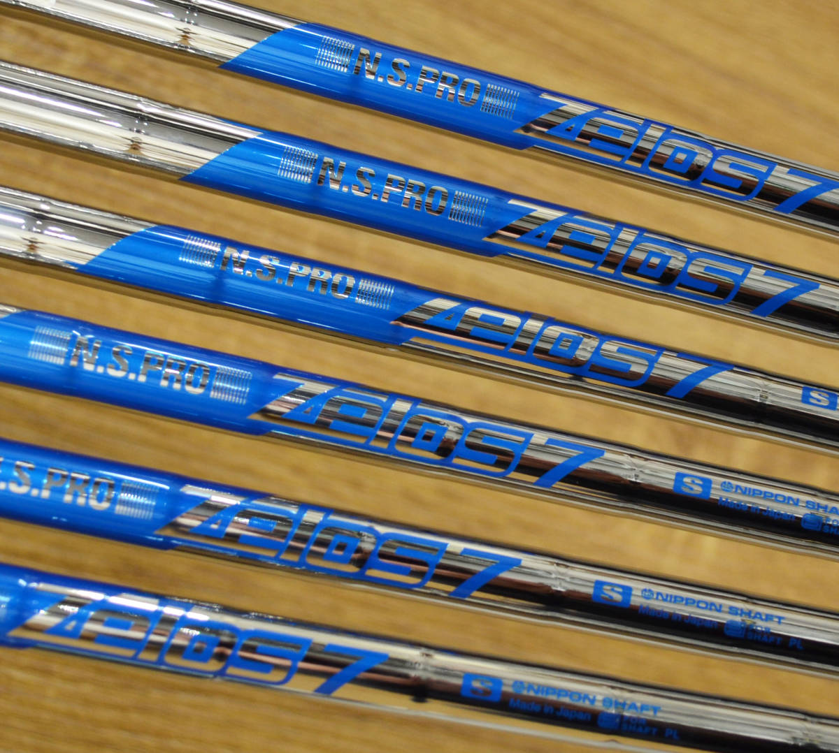 【未使用】未使用品！ 日本シャフト N.S. PRO Zelos 7 (S) PL パラレル #6-PW+AW 6本セットの落札情報詳細 - ヤフオク落札価格検索 オークフリー