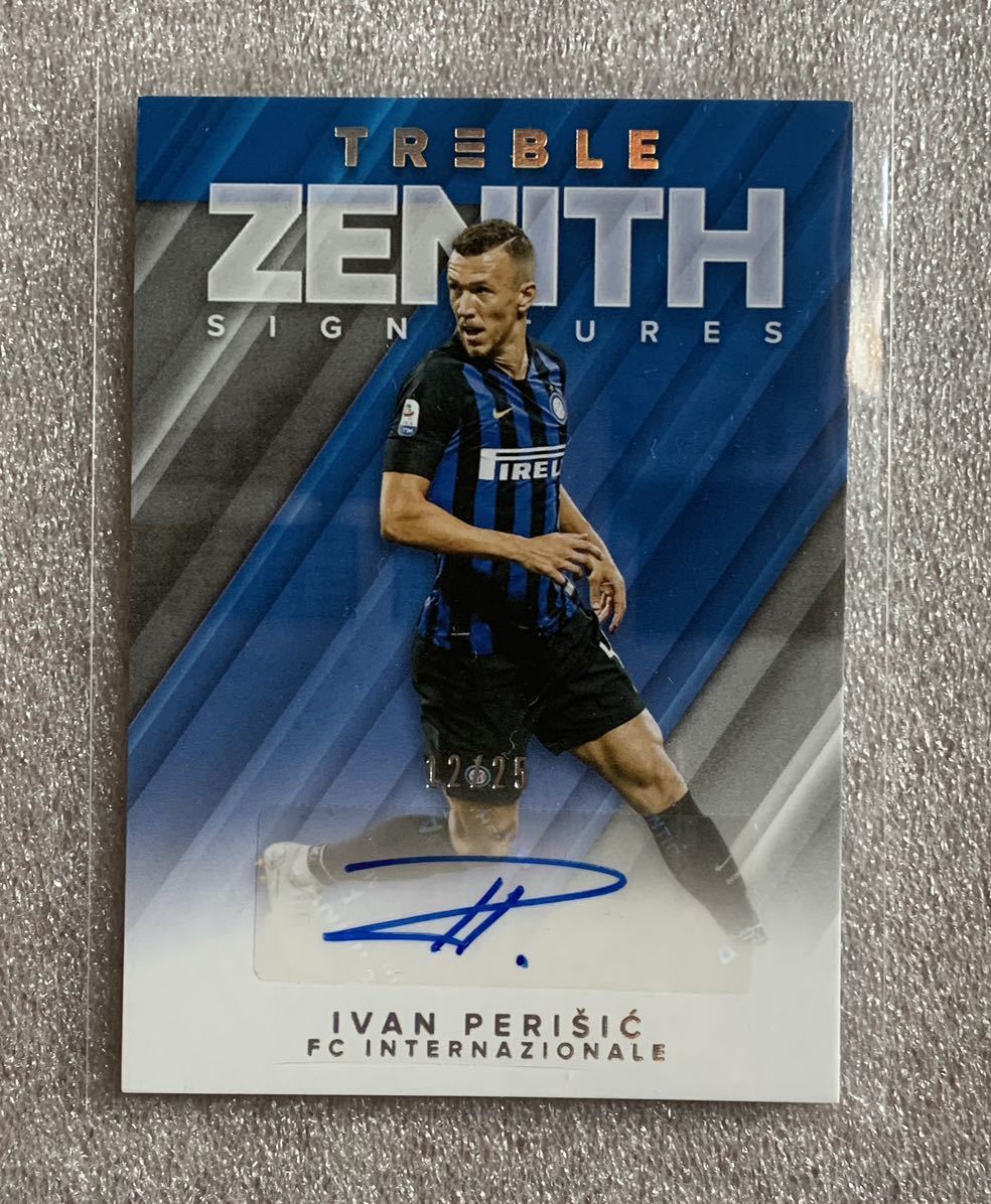 【目立った傷や汚れなし】超レア /25 Auto Ivan Perisic Panini Zenith Legends Treble ...