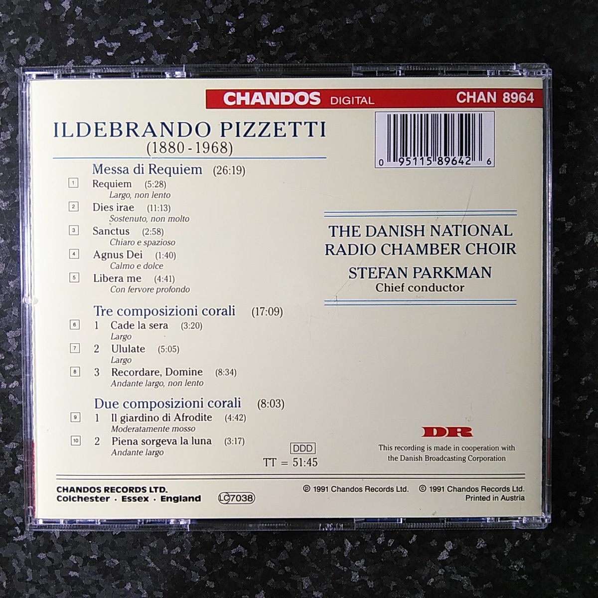 【やや傷や汚れあり】k（CHANDOS）パークマン ピツェッティ レクイエム Parkman Pizzetti Requiemの落札情報詳細 ...