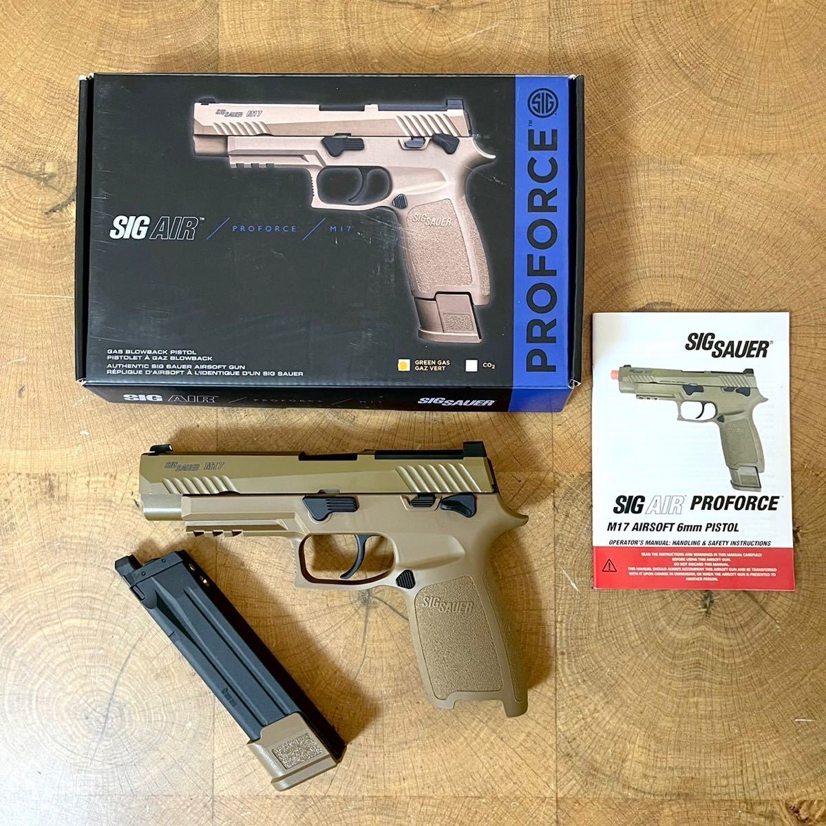 【未使用】シグ SIG SAUER ProForce M17 BK CO2 GBB CO2ガスガン マガジン1本付 国内正規品の落札情報詳細 ...