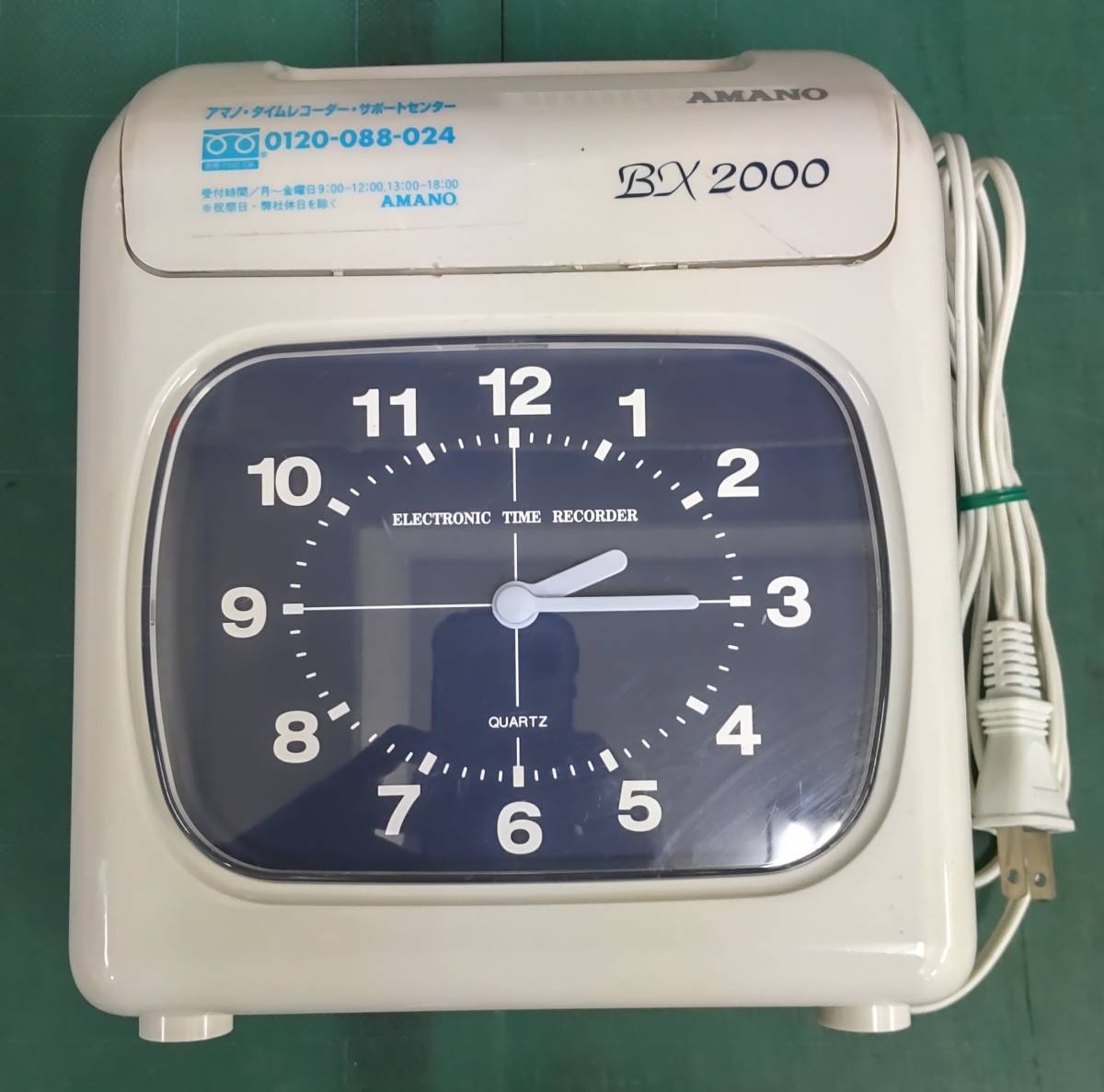 【傷や汚れあり】中古 AMANO アマノ BX2000 タイムレコーダー タイムカード 勤怠 出退勤 オフィス用品の落札情報詳細 - ヤフオク ...