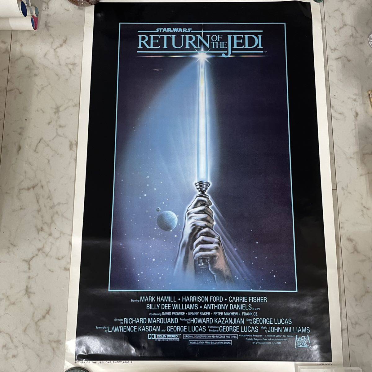 【やや傷や汚れあり】スターウォーズ ジェダイの復讐 大型ポスター Star Wars: Episode VI Return of the ...