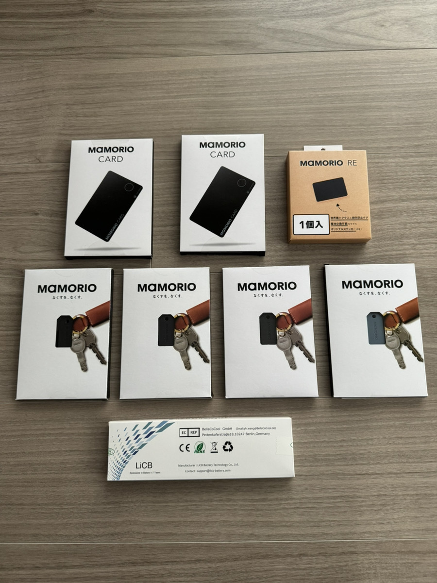 【目立った傷や汚れなし】【美品】MAMORIOお買い得セット!MAMORIO CARD(マモリオ カード)2枚・MAMORIO RE(マモリオ アールイー)1個/忘れ物防止タグ/おまけ付の落札 ...