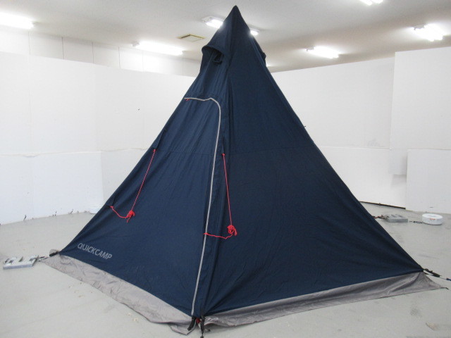 【目立った傷や汚れなし】QUICKCAMP TCワンポールテント ネイビー クイックキャンプ アウトドア キャンプ テント/タープ 033369004の落札情報詳細 - ヤフオク落札価格検索 ...