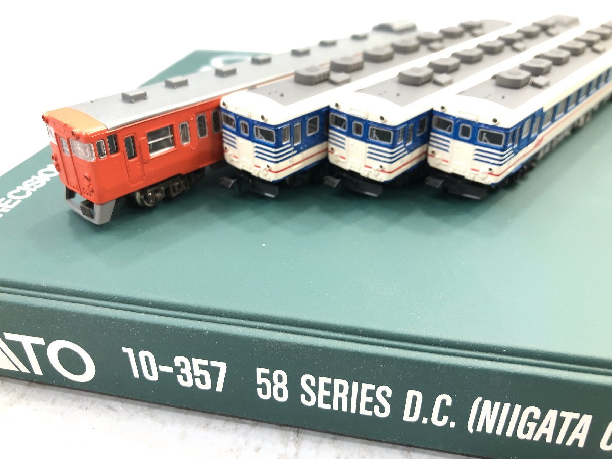 【やや傷や汚れあり】 現状品 KATO Nゲージ 鉄道模型 10-357 キハ58系 急行形気動車（新潟色）/ おまけ キハ47-12 セット 同梱不可 1円スタートの落札情報詳細 ...
