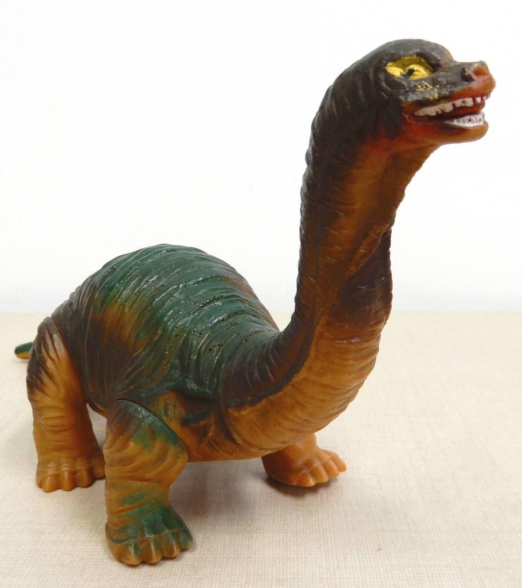 【やや傷や汚れあり】KS12/ ブロントザウルス フィギュア② /全長約27cm/ ソフビ 恐竜の落札情報詳細 - ヤフオク落札価格検索 オークフリー