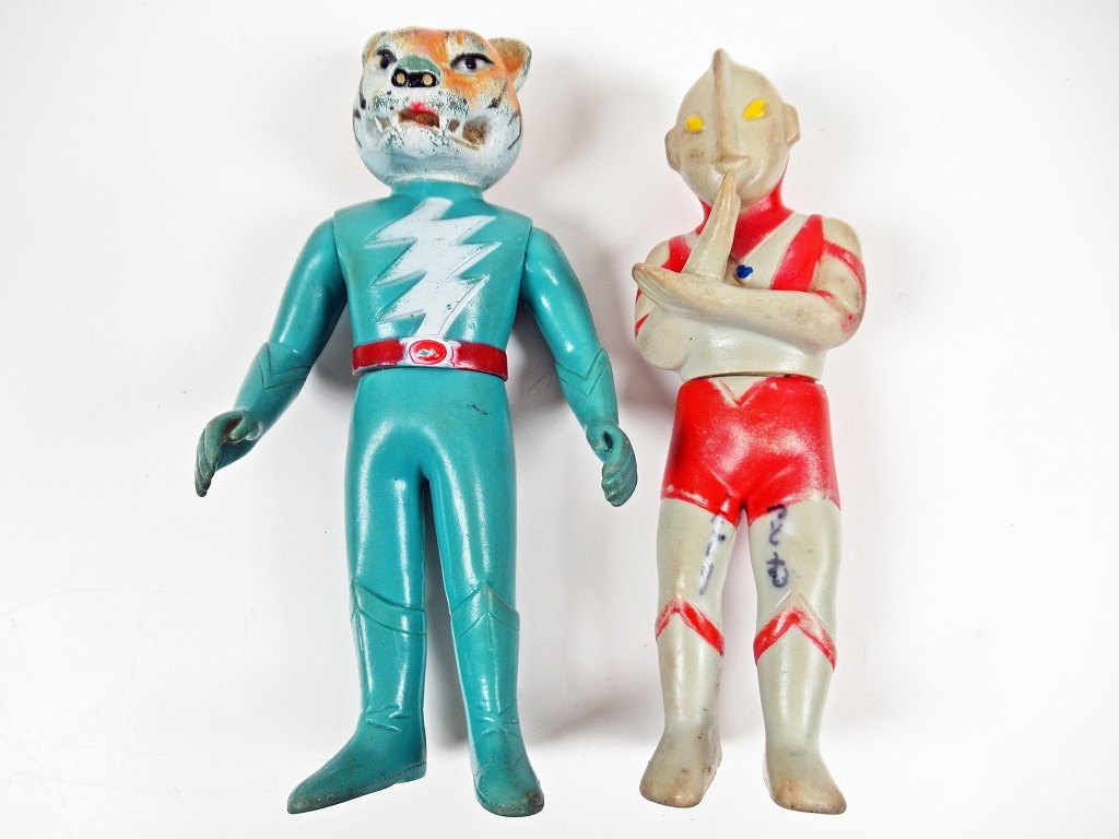【やや傷や汚れあり】☆[A43]ブルマック ソフビ 4点セット 鉄人タイガーセブン＆ウルトラマン＆レッドギラス＆ウルトラマン 怪獣 ベムラー 当時物の落札情報詳細 - Yahoo!オークション ...