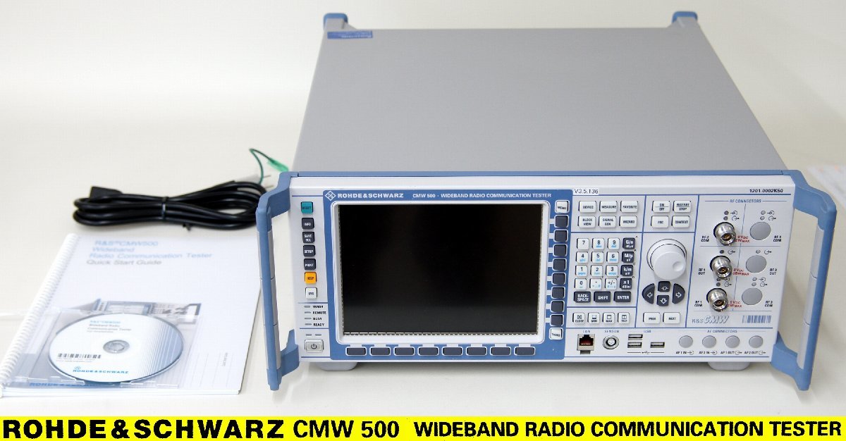 【やや傷や汚れあり】KT45368 ROHDE&SCHWARZ CMW500 WIDEBAND RADIO ...