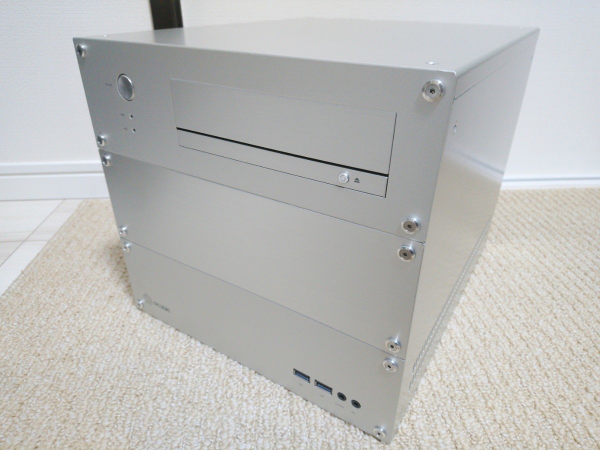 【目立った傷や汚れなし】自作パソコン パーツ 3点 アビー abee PCケース acubic CP715 ACB micro ATX対応 ...