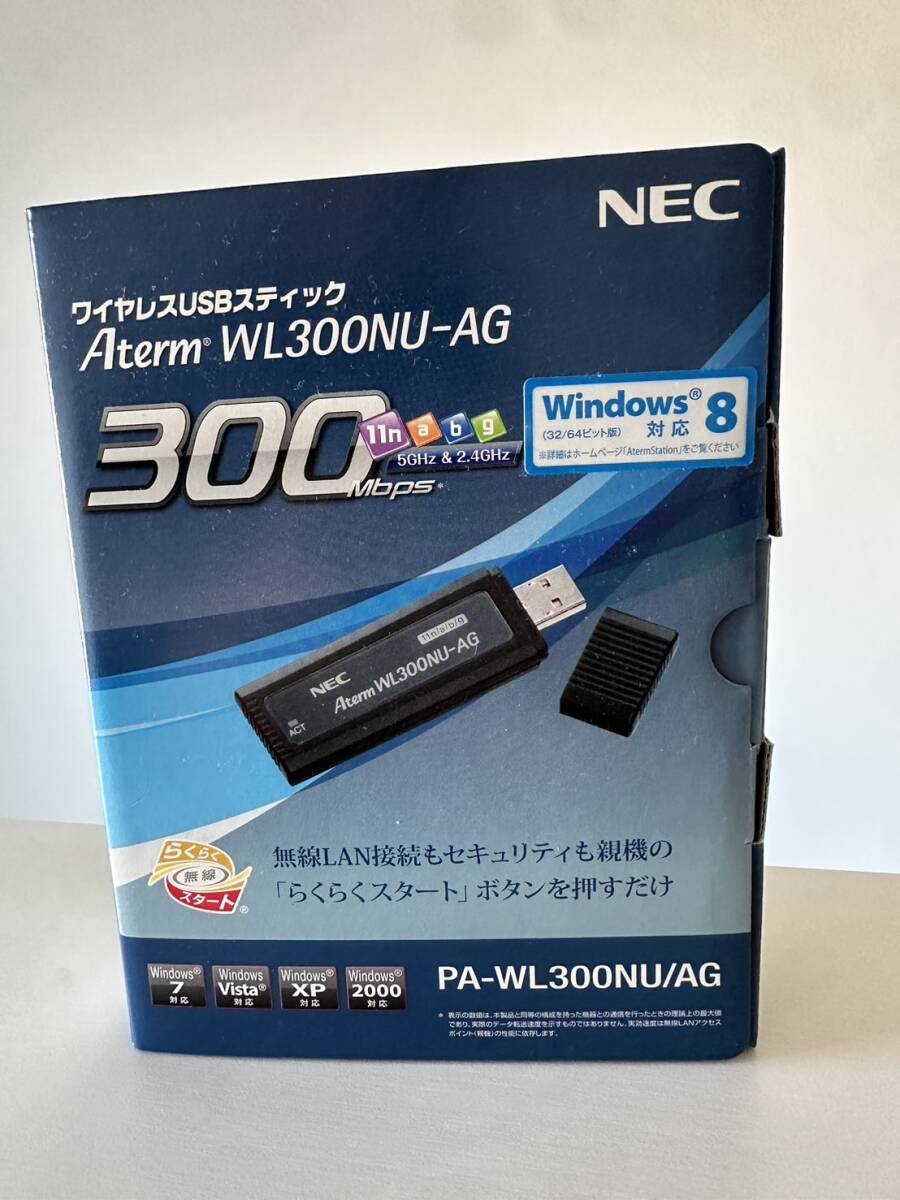 【未使用に近い】中古 NEC 無線LAN Aterm WF300HP2 PA-WF300HP2/U USBスティックセット 11n/g/b 2.4GHz帯の落札情報詳細 - ヤフオク落札価格 ...