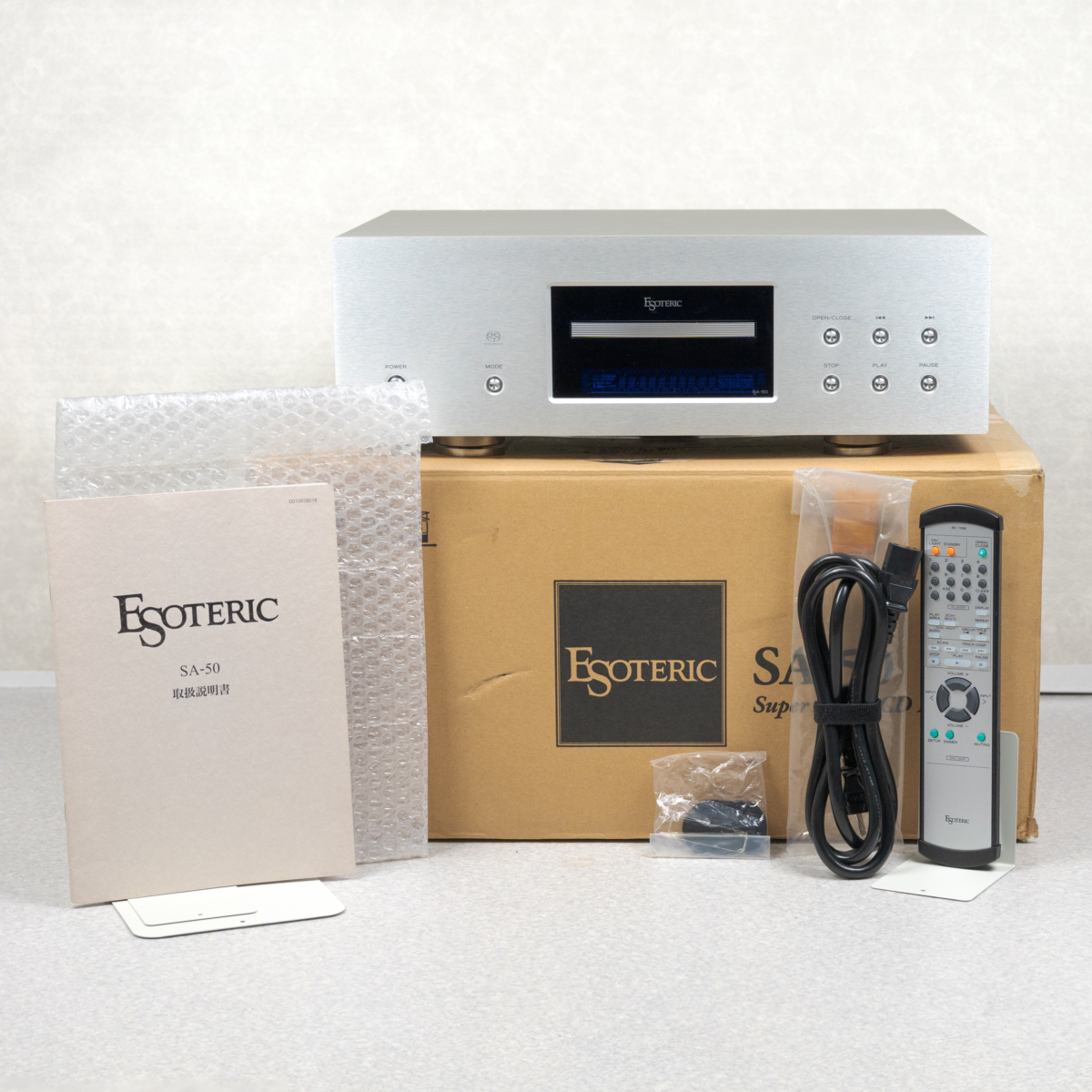 【目立った傷や汚れなし】美品 元箱付！ エソテリック ESOTERIC SA-50 CD SACD プレーヤー 高性能・リジッドメカがもたらす ...