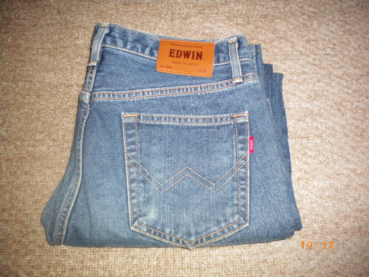 【やや傷や汚れあり】★使用少の美品 日本製 EDWIN エドウィン №402 ストレート ★E402 W32 ジーンズ デニムパンツ 全国レターパック520円発送可能の落札情報詳細 ...