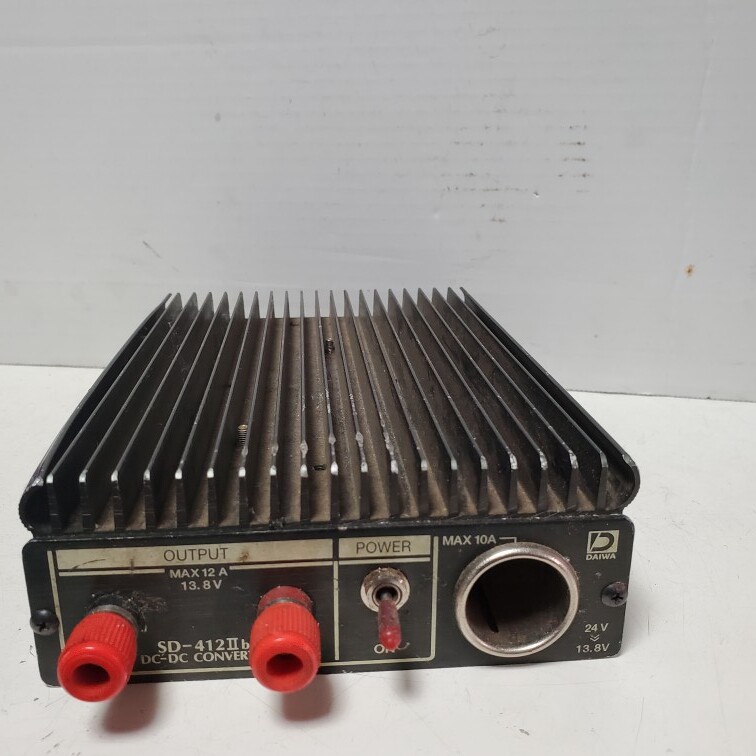 【傷や汚れあり】DAIWA DC-DCコンバーター SD-412Ⅱb 入力DC24V～出力DC13.8V 動作確認済みの落札情報詳細 ...