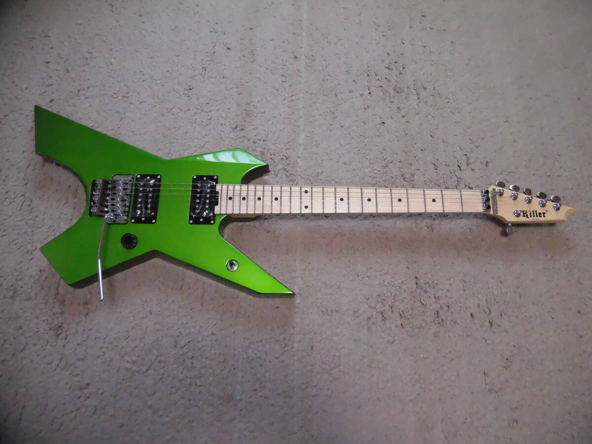 【未使用】★未使用品 killer エレキギター KG-Exploder SE Green キラー エクスプローダー★の落札情報詳細 - Yahoo!オークション落札価格検索 オークフリー