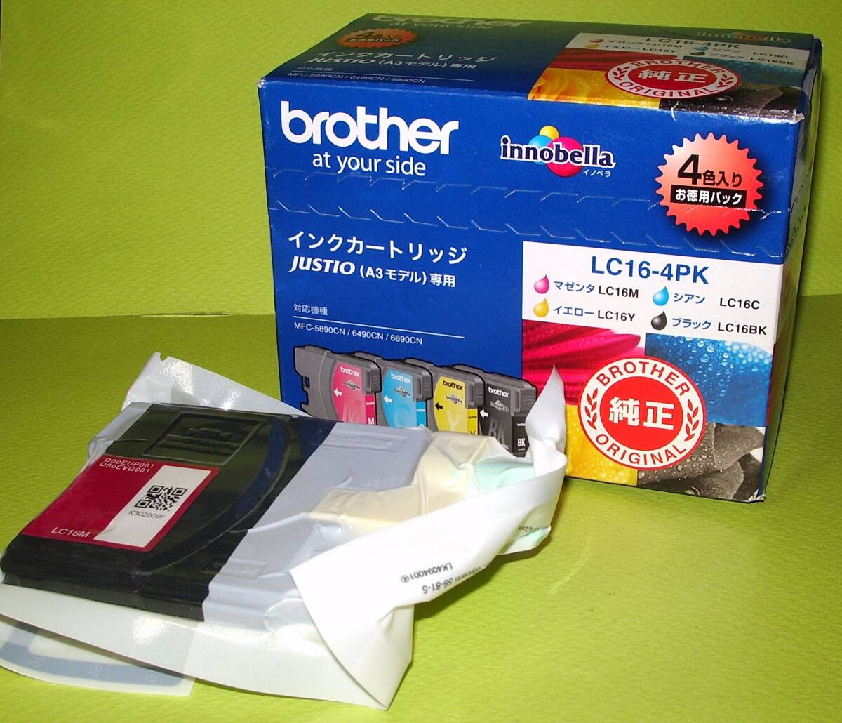 【未使用】【LC16-4PK】ブラザー純正 未使用品1箱＋M1個 setの落札情報詳細 - Yahoo!オークション落札価格検索 オークフリー