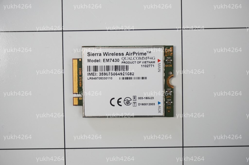【未使用】【新品】Sierra Wireless EM7430 3G 4G LTE SIMフリー WWANカード M.2 Qualcomm ...
