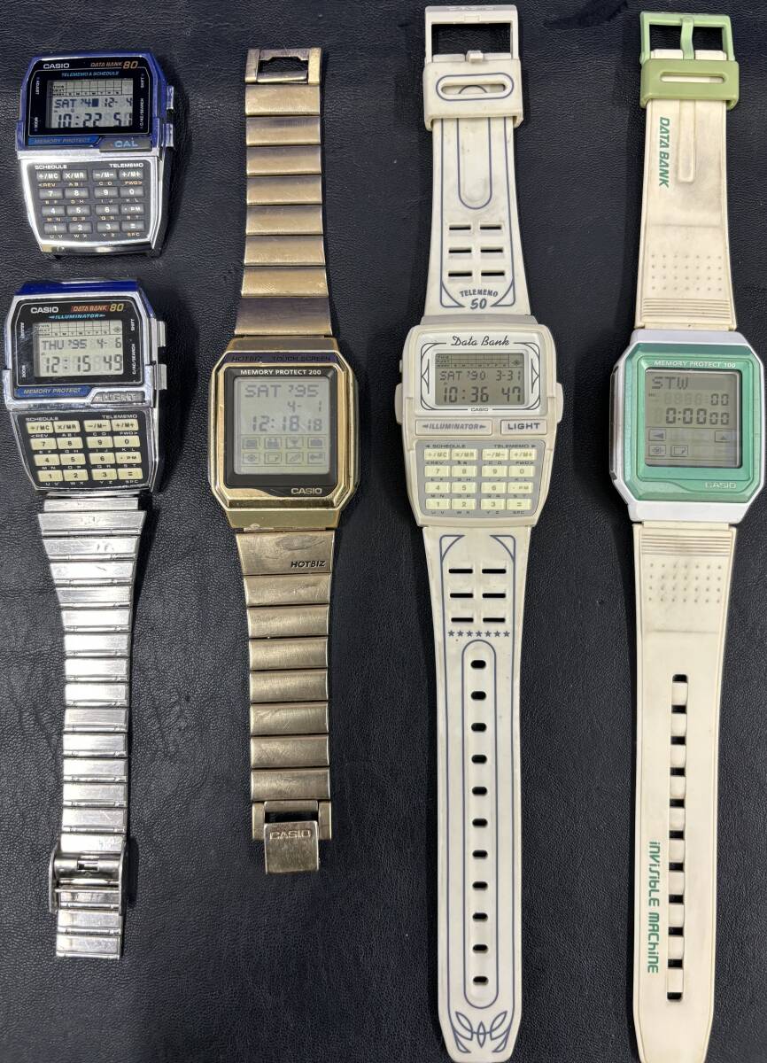 【傷や汚れあり】【稼働品】希少5本 カシオCASIOデータバンクDATABANK/HOTBIZ 等 奇跡の入荷★CASIOまとめA管理番号の ...