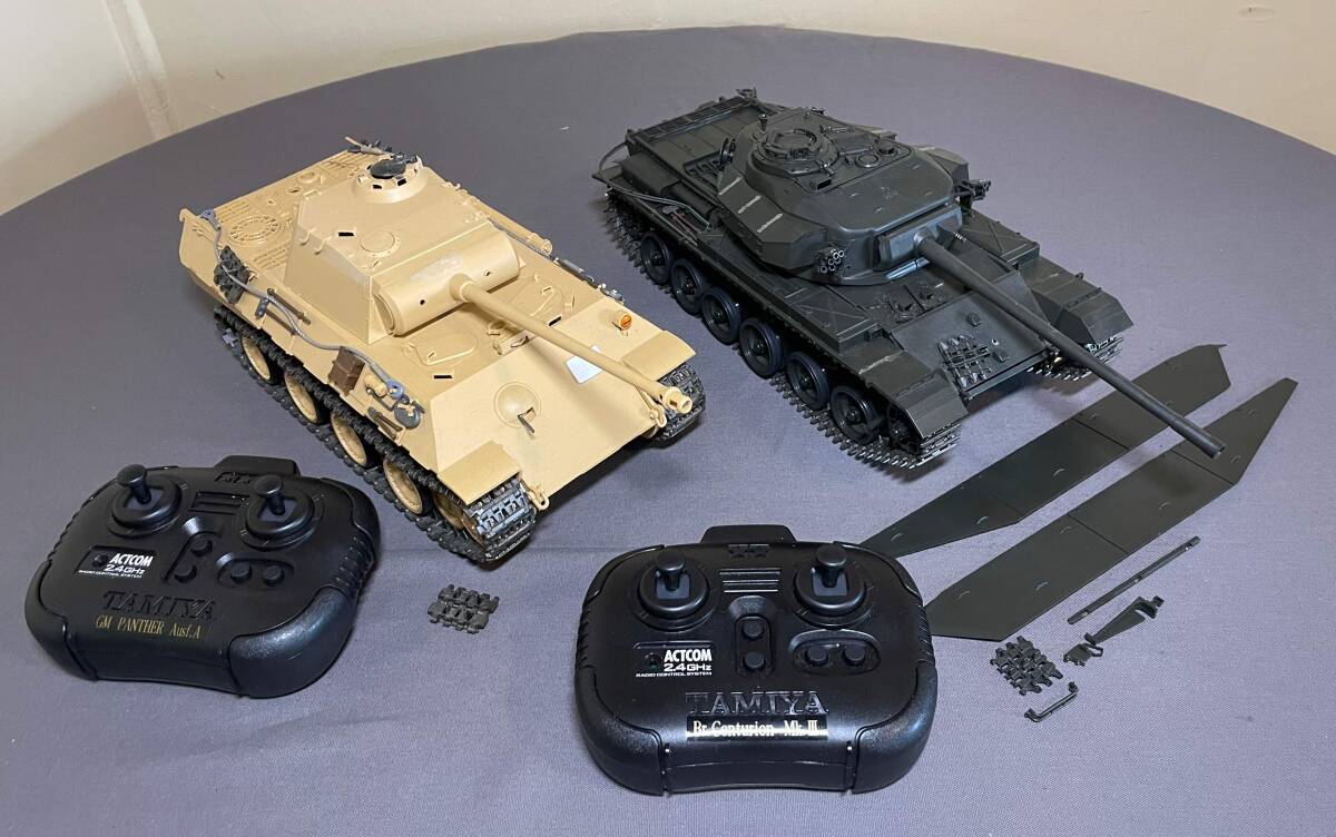 【全体的に状態が悪い】018/古いプラモデル★タミヤ 1/25RC ドイツ パンサーAとイギリスセンチュリオンMk.IIIと思います。★ジャンクの落札情報詳細 - Yahoo!オークション落札 ...