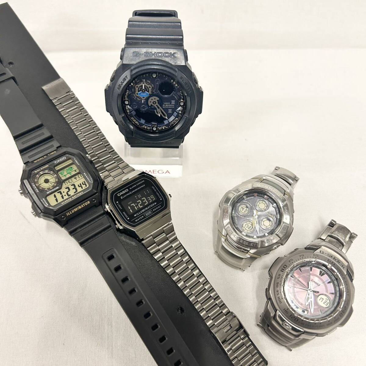 【傷や汚れあり】【1円スタート!!】カシオ 5本セット! ジーショック G Shock チープカシオ ワールドタイム カシオコレクション