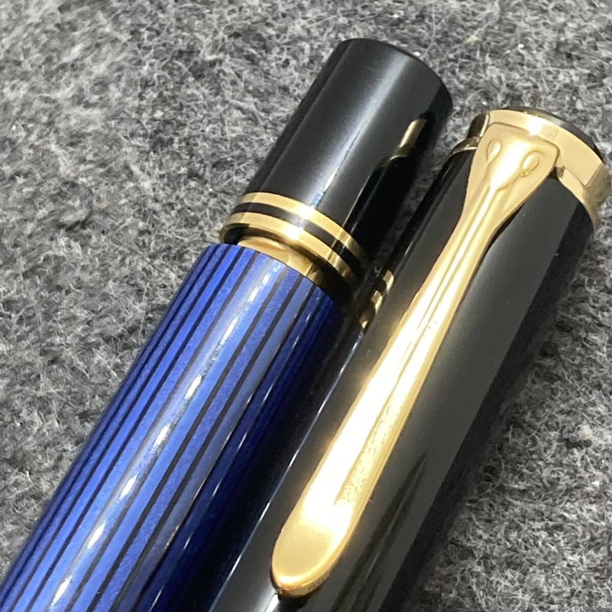 【目立った傷や汚れなし】PE2099 Pelikan ペリカン 万年筆 SOUVERAN スーべレーン M800 ペン先 18C-750 M ...