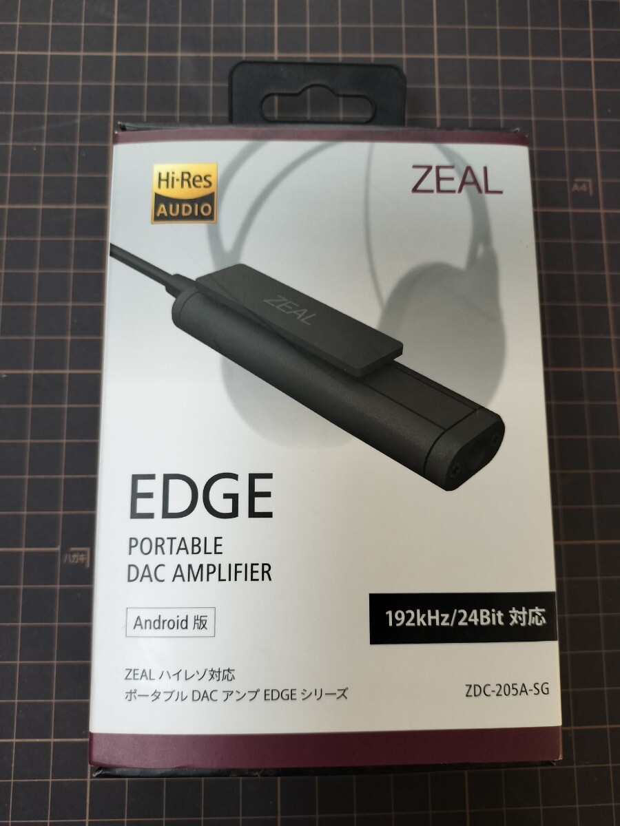 【やや傷や汚れあり】ポータブルアンプ Covia ZEAL EDGE PORTABLE DAC AMPLIFIER for Android ハイレゾ対応ポータブルDACアンプ ZDC-205A ...