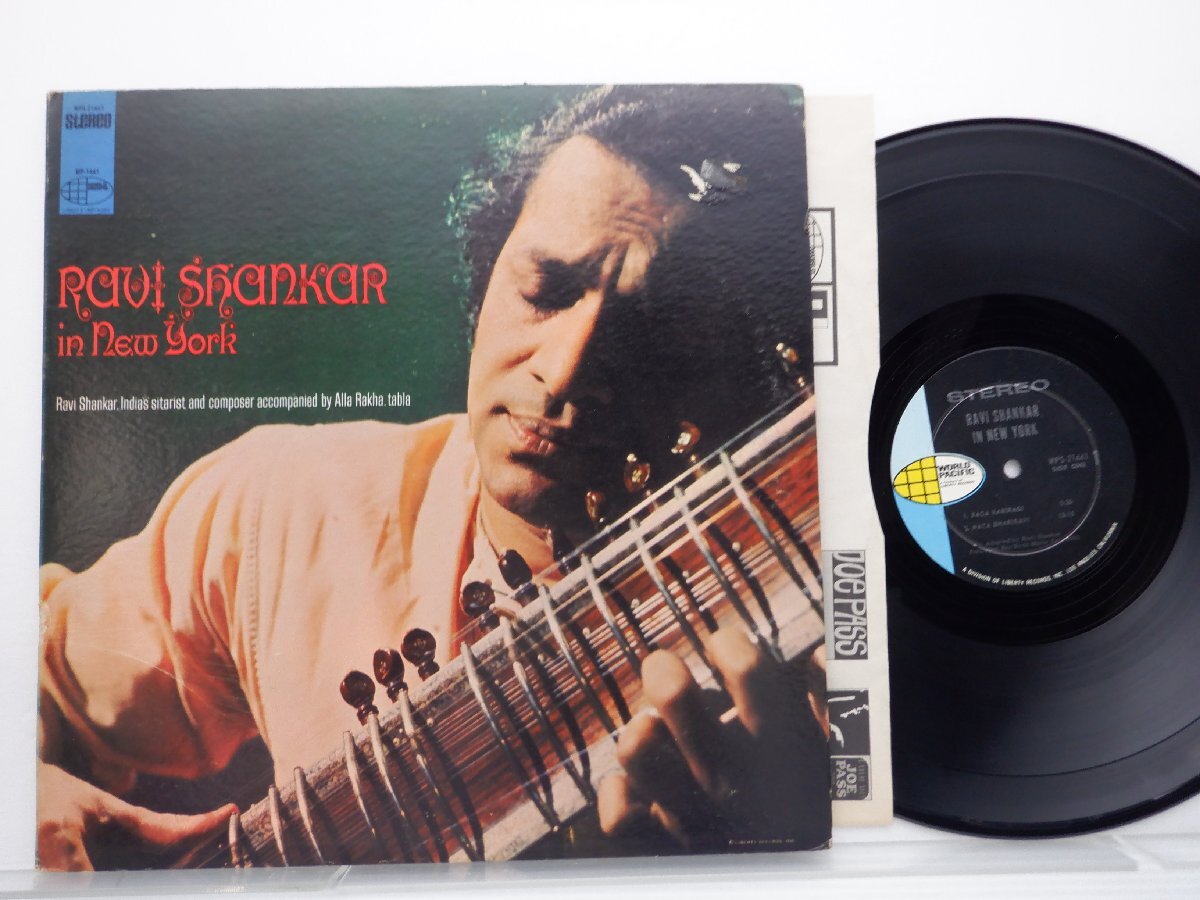 【やや傷や汚れあり】Ravi Shankar「Ravi Shankar In New York」LP（12インチ）/World Pacific Records(WPS-21441)/ジャズの ...