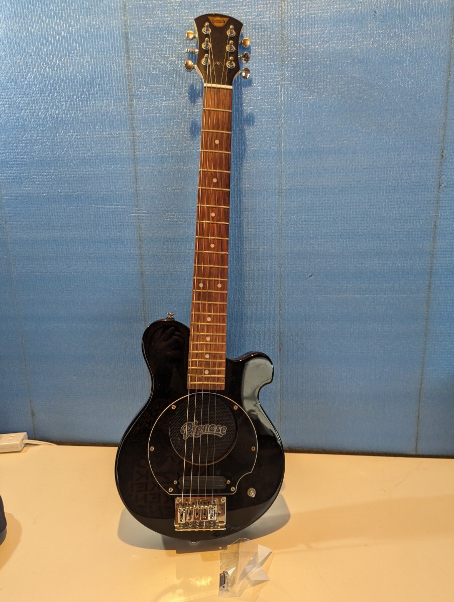 【傷や汚れあり】【通電・音出し確認】Pignose ピグノーズ PGG Travel Guitar PIGNOSE, USA アンプ内蔵 ...