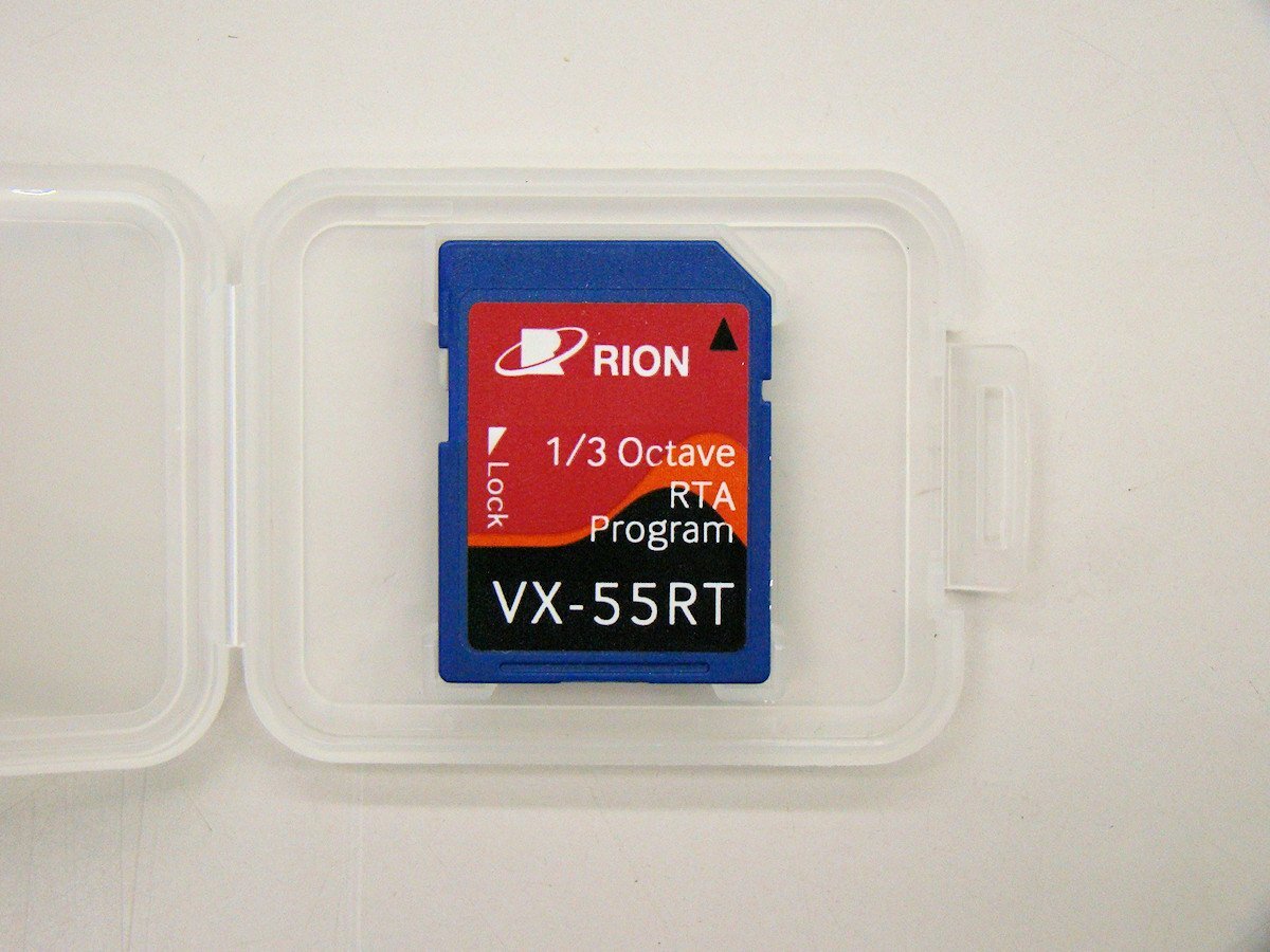 【目立った傷や汚れなし】RION リオン VX55RT VX-55RT 1/3オクターブ実時間分析プログラム VM-55EX 振動計用 中古の落札情報詳細 - ヤフオク落札価格検索 オークフリー
