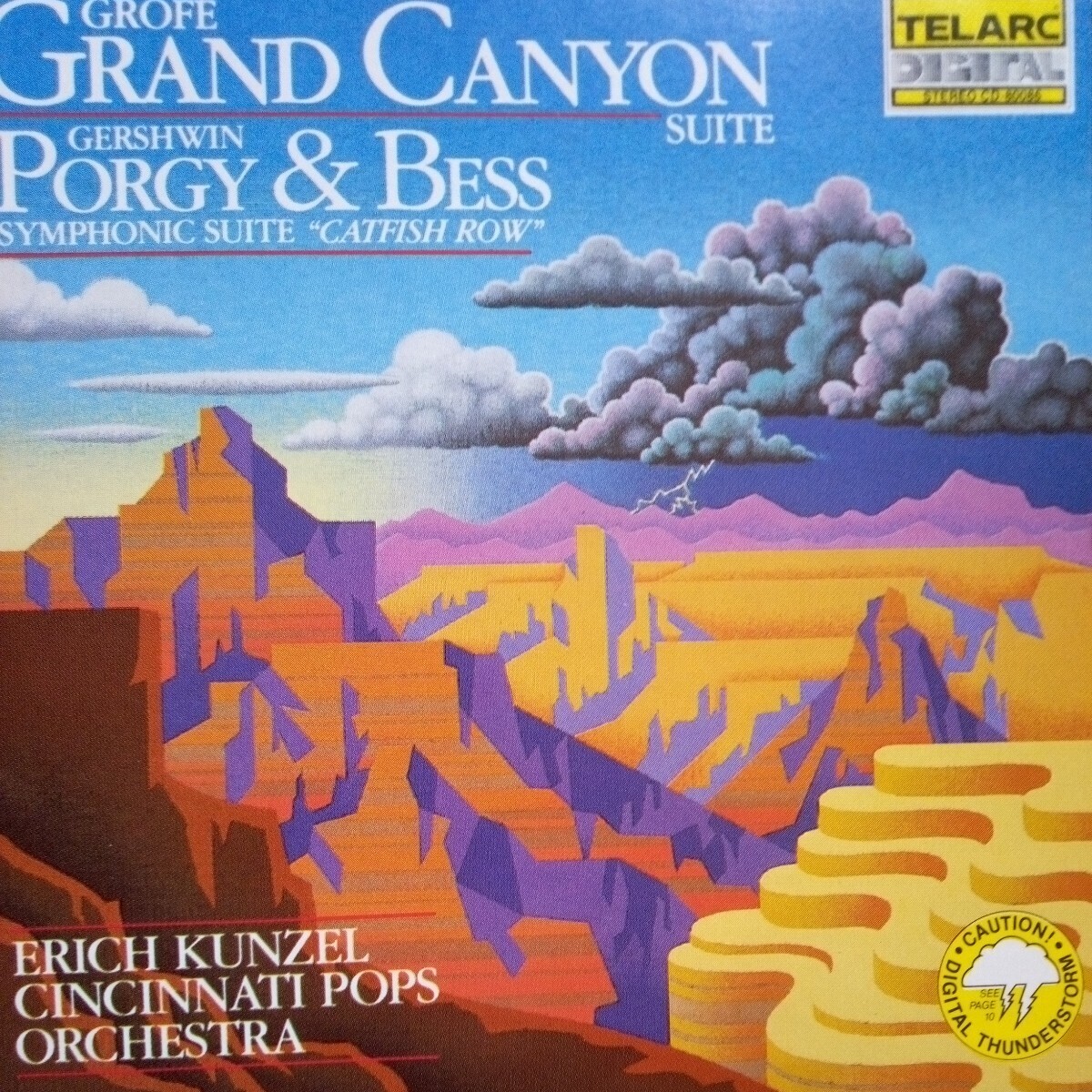 【未使用に近い】グローフェ/組曲「グランド.キャニオン」ほか カンゼル指揮シンシナティ.ポップス.オーケストラ TELARC CD 80086 優秀録音盤 美盤の落札情報詳細 - Yahoo ...