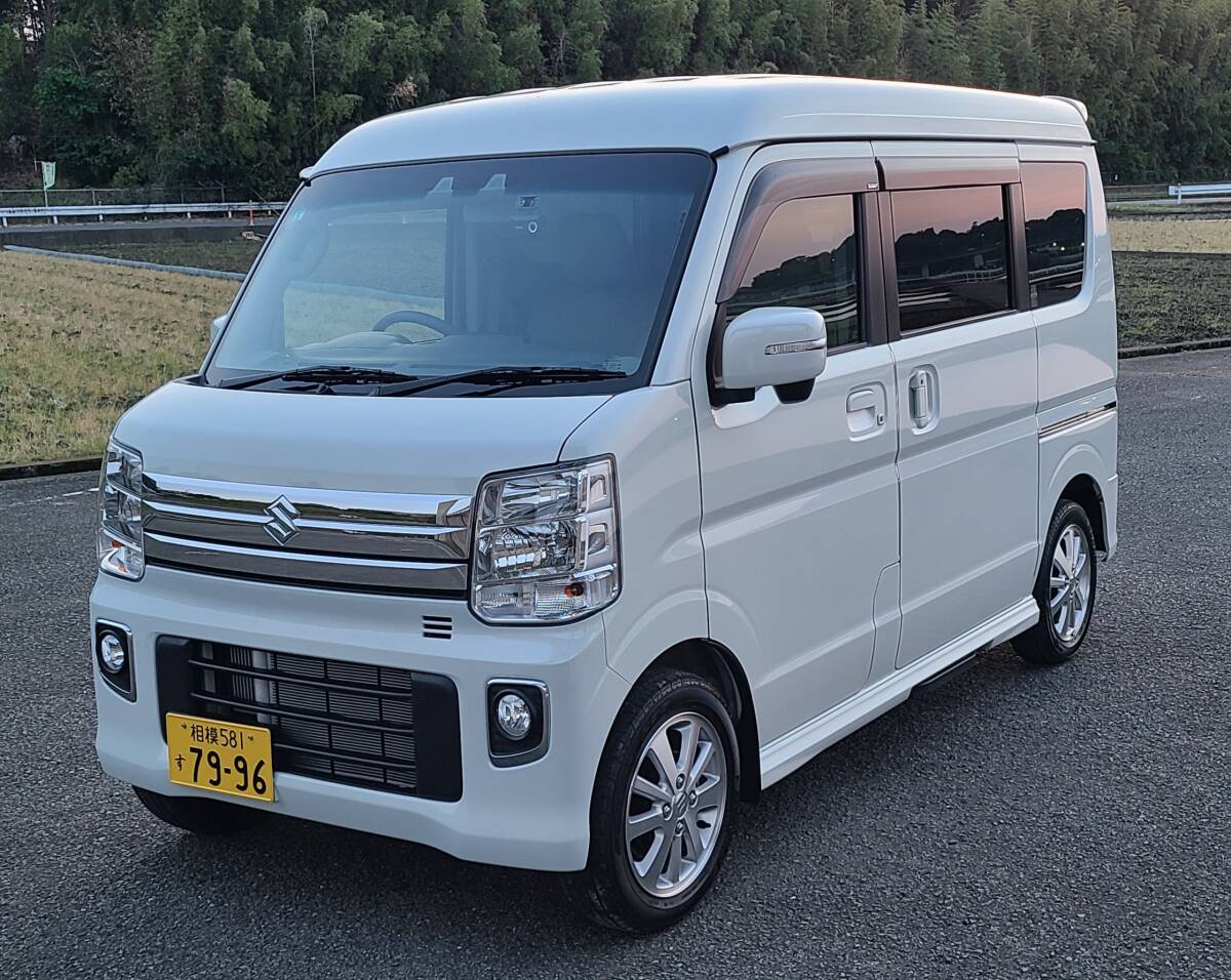 【走行距離 9 700 Km】令和5年車 3ba Da17w スズキ エブリィワゴン Pzターボスペシャル ハイルーフ ★車検令和8年5月★の