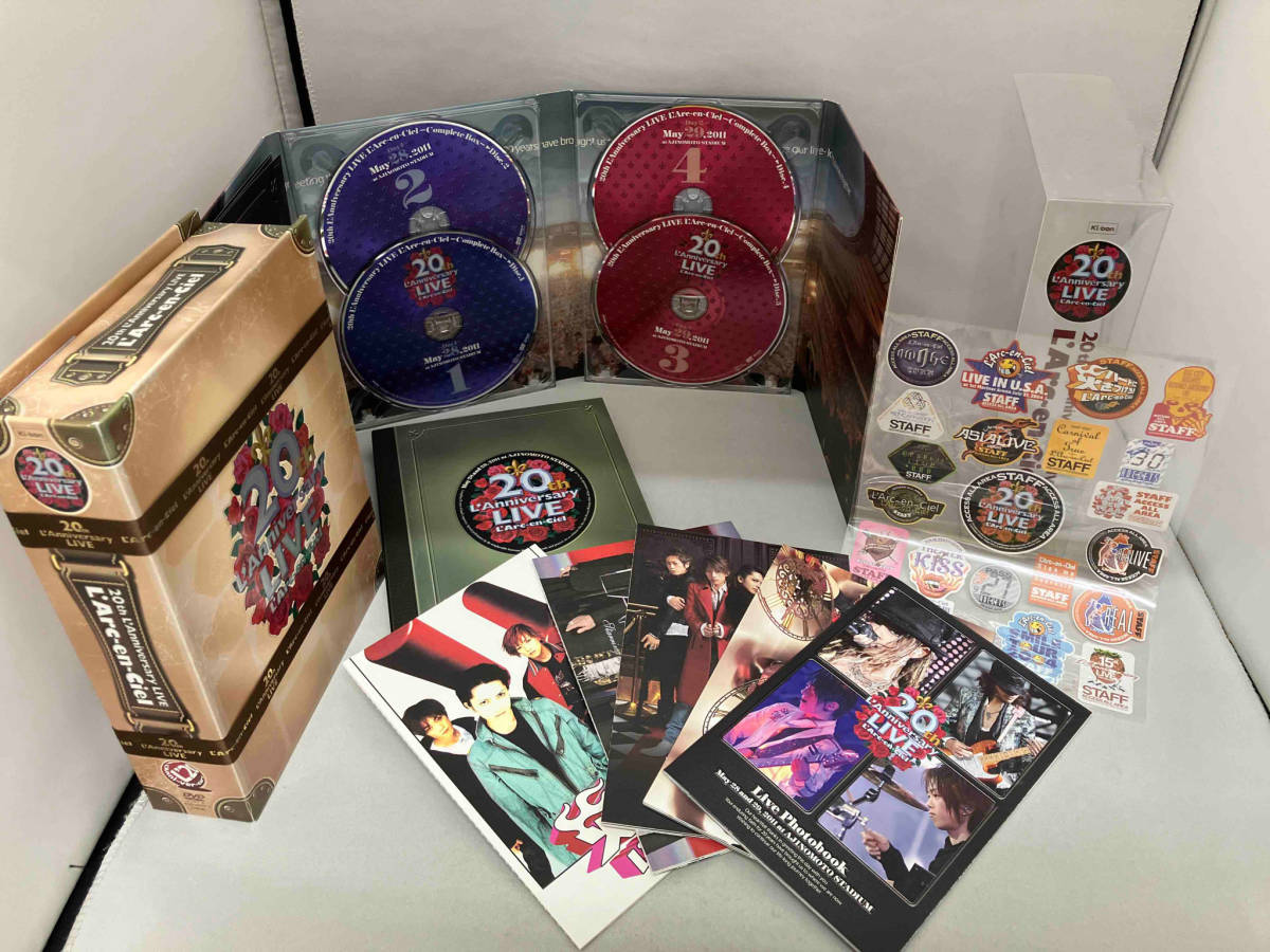 【やや傷や汚れあり】DVD 20th L'Anniversary LIVE-Complete Box-(初回限定版) L'Arc-en ...