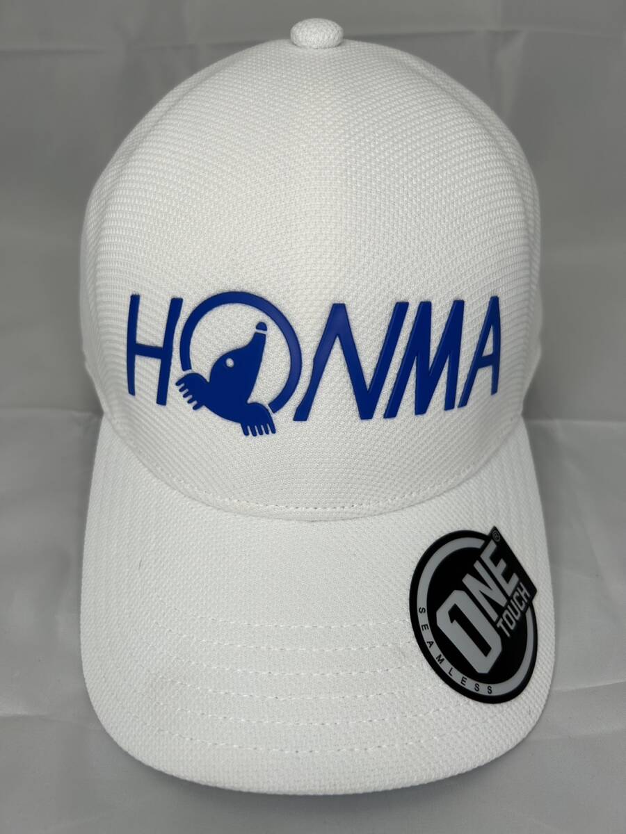 【未使用】新品未使用 HONMA GOLF ゴルフキャップ タグ付き ホンマゴルフ 帽子 CAP GOLF ゴルフウェア カラーホワイト 白の ...