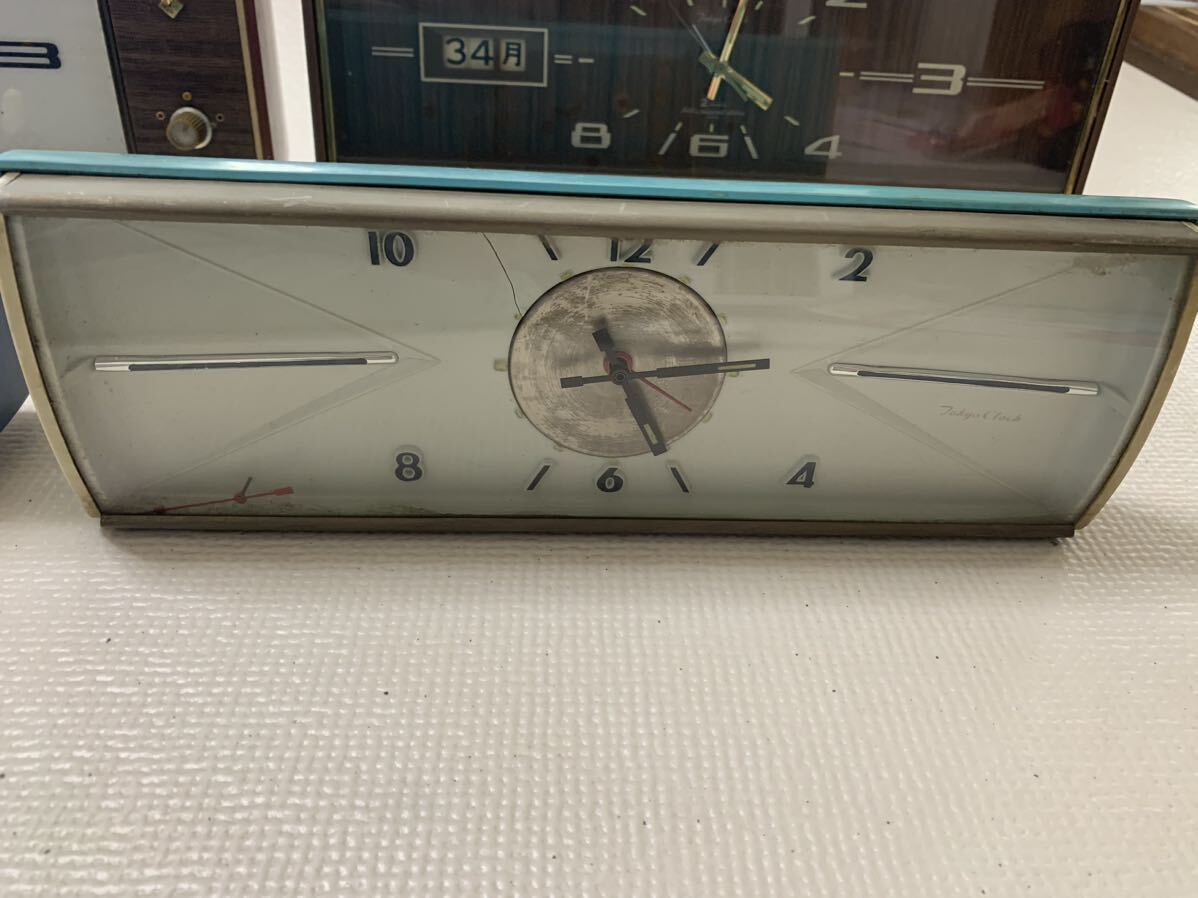 【傷や汚れあり】アンティーク 置時計 Tokyo Clock 東京時計 No.1692キャロル/1644 リリアン/1345ミラクル/1349 ...