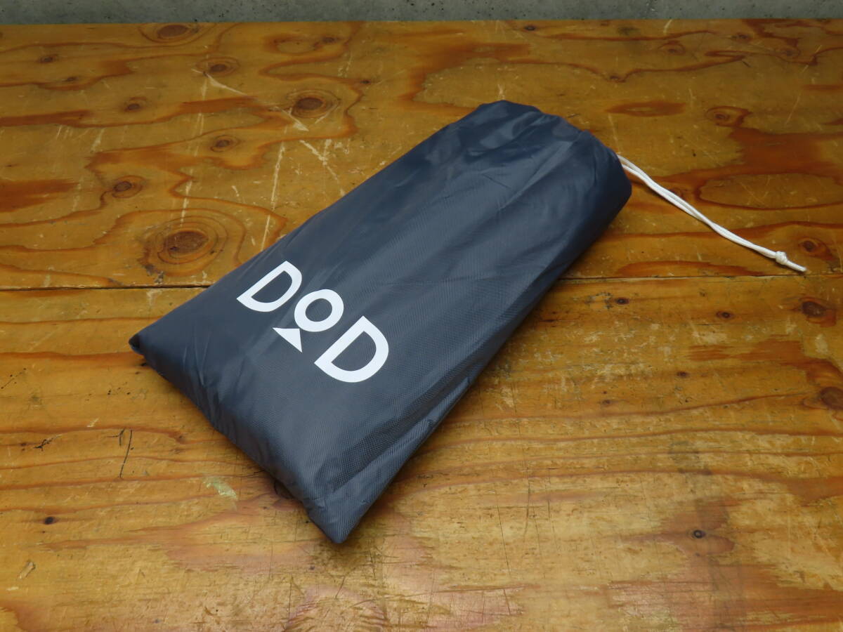 【目立った傷や汚れなし】DOD ディーオーディー ワンポールテント M用グランドシート GS5-562-GY キャンプ アウトドア 管理 ...