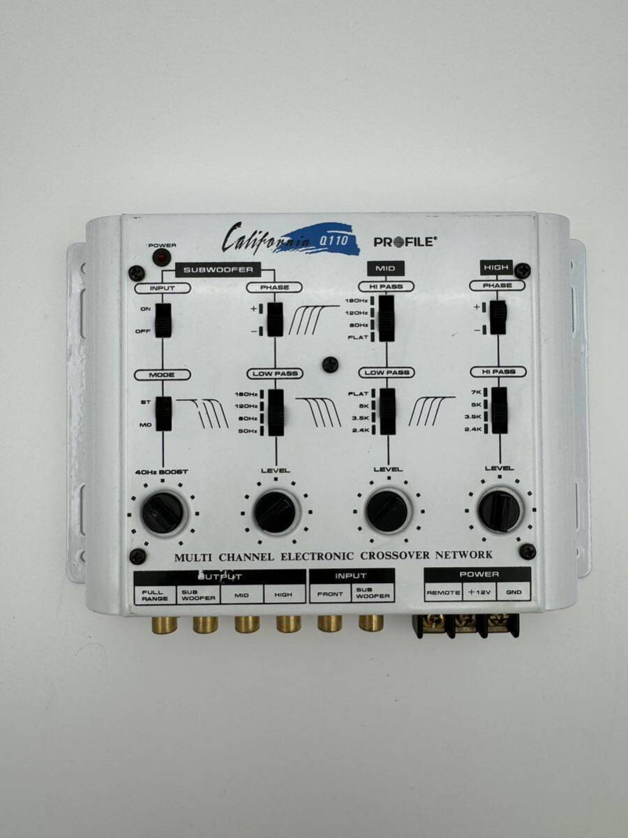 【やや傷や汚れあり】動作未確認 California Q110 PROFILE MULTI CHANNEL ELECTRONIC ...