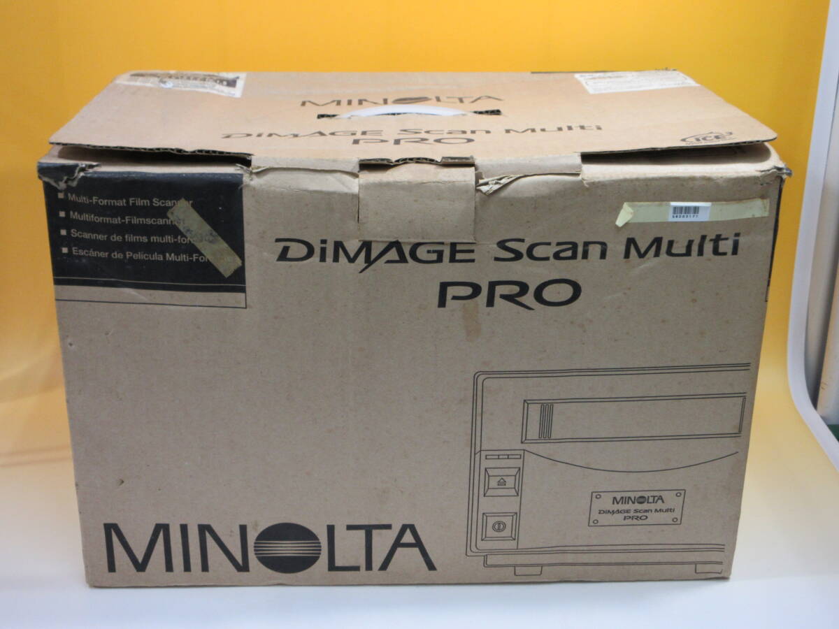 【やや傷や汚れあり】【未使用?】MINOLTA ミノルタ DIMAGE Scan Multi PRO AF-5000 フィルムスキャナ 通電 ...