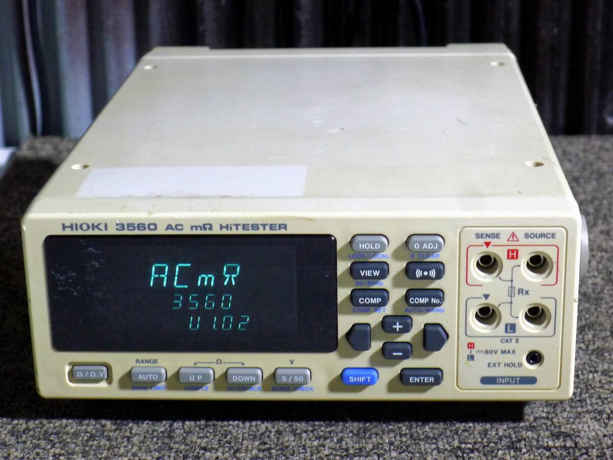 【やや傷や汚れあり】Hioki(日置電機)～3560/ACミリオーム・ハイテスタ、現状品の落札情報詳細 - ヤフオク落札価格検索 オークフリー
